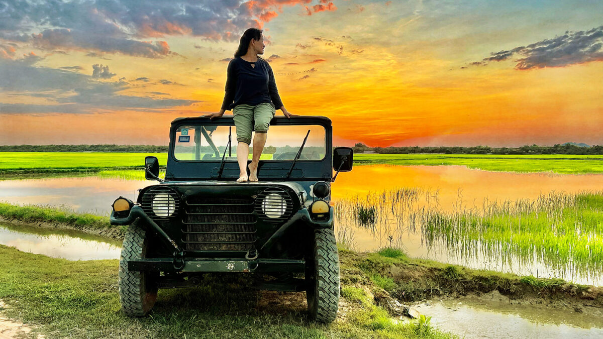 The nr. 1 Countryside Stunning Sunset Jeep Tour - Cambodia Jeep